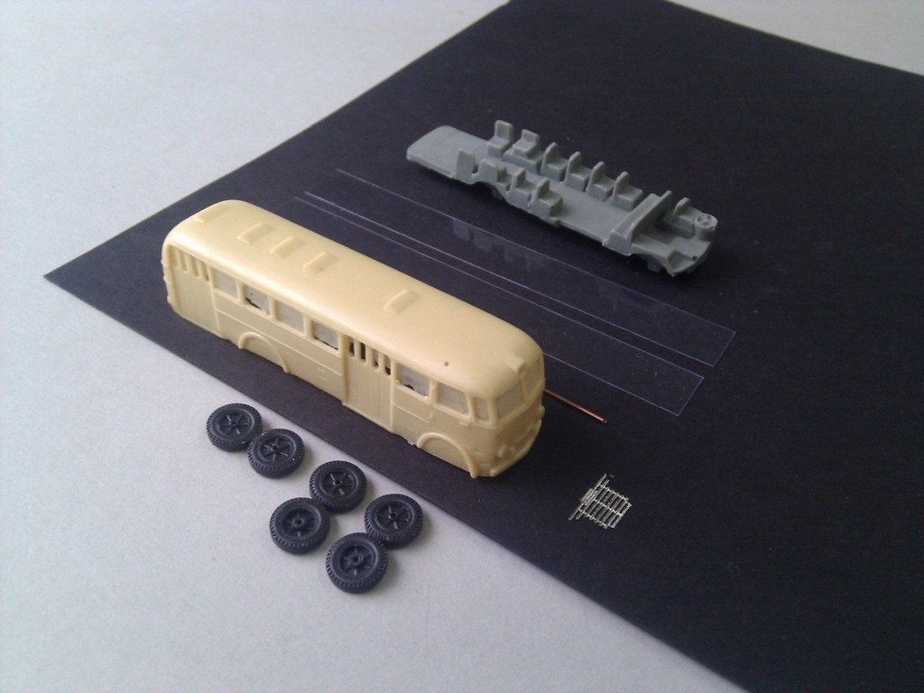 1:120 ( TT ) Ikarus 60 city Bus – resin kit – LEM Kits